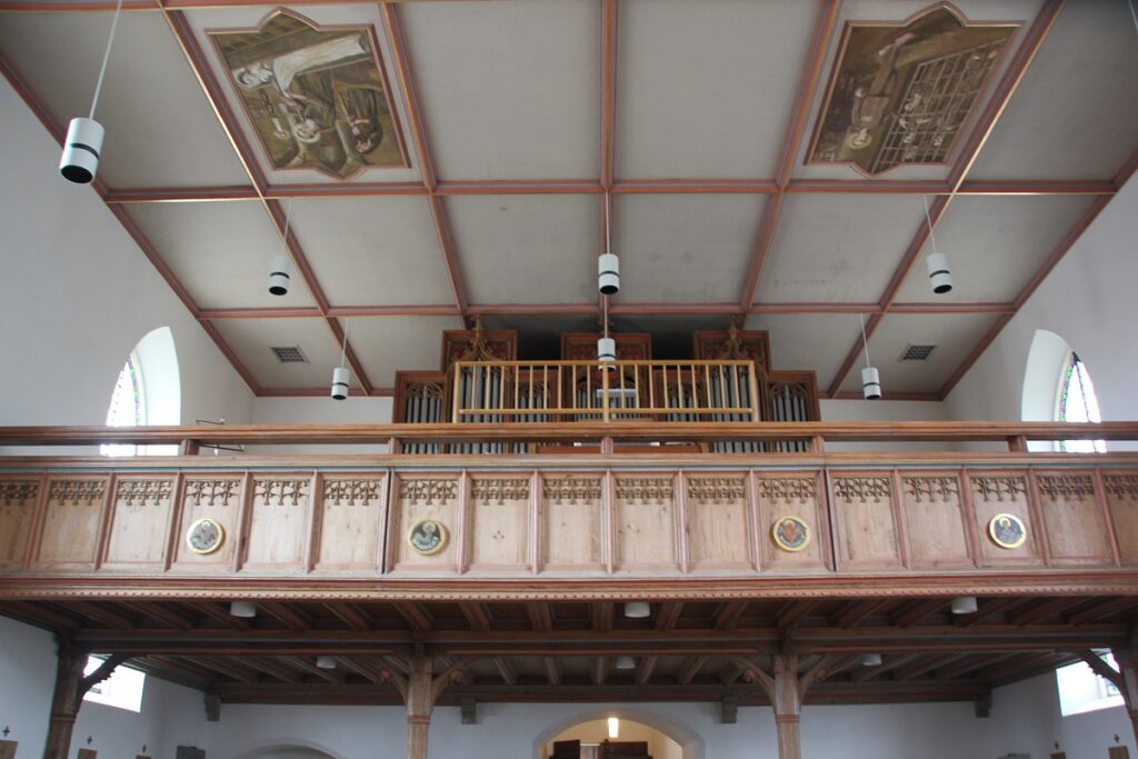 Empore Kirche St Martin Schemmerberg | Oberschwabens Sehenswürdigkeiten